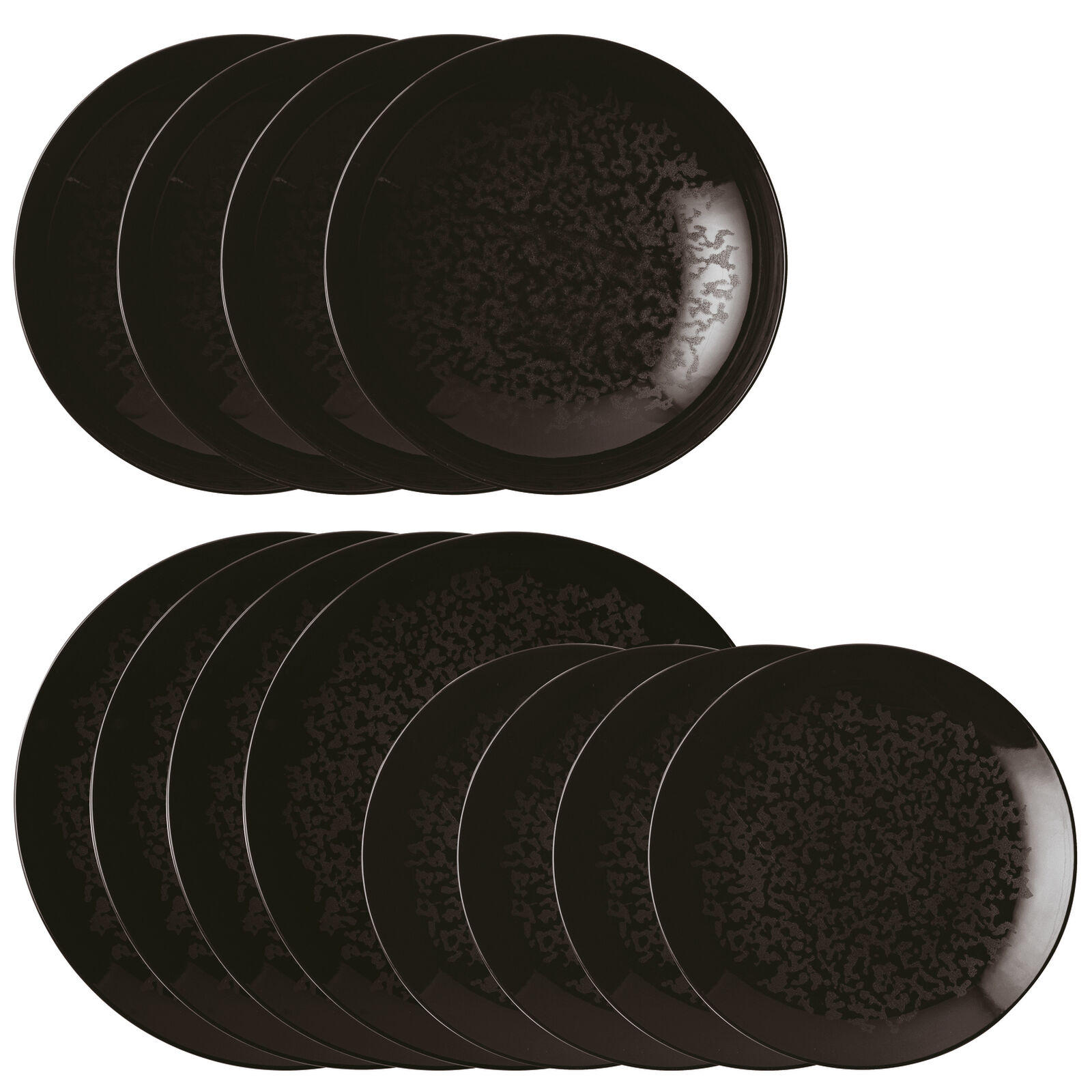 Plates set , Black, Eclipse, Arthur Krupp
